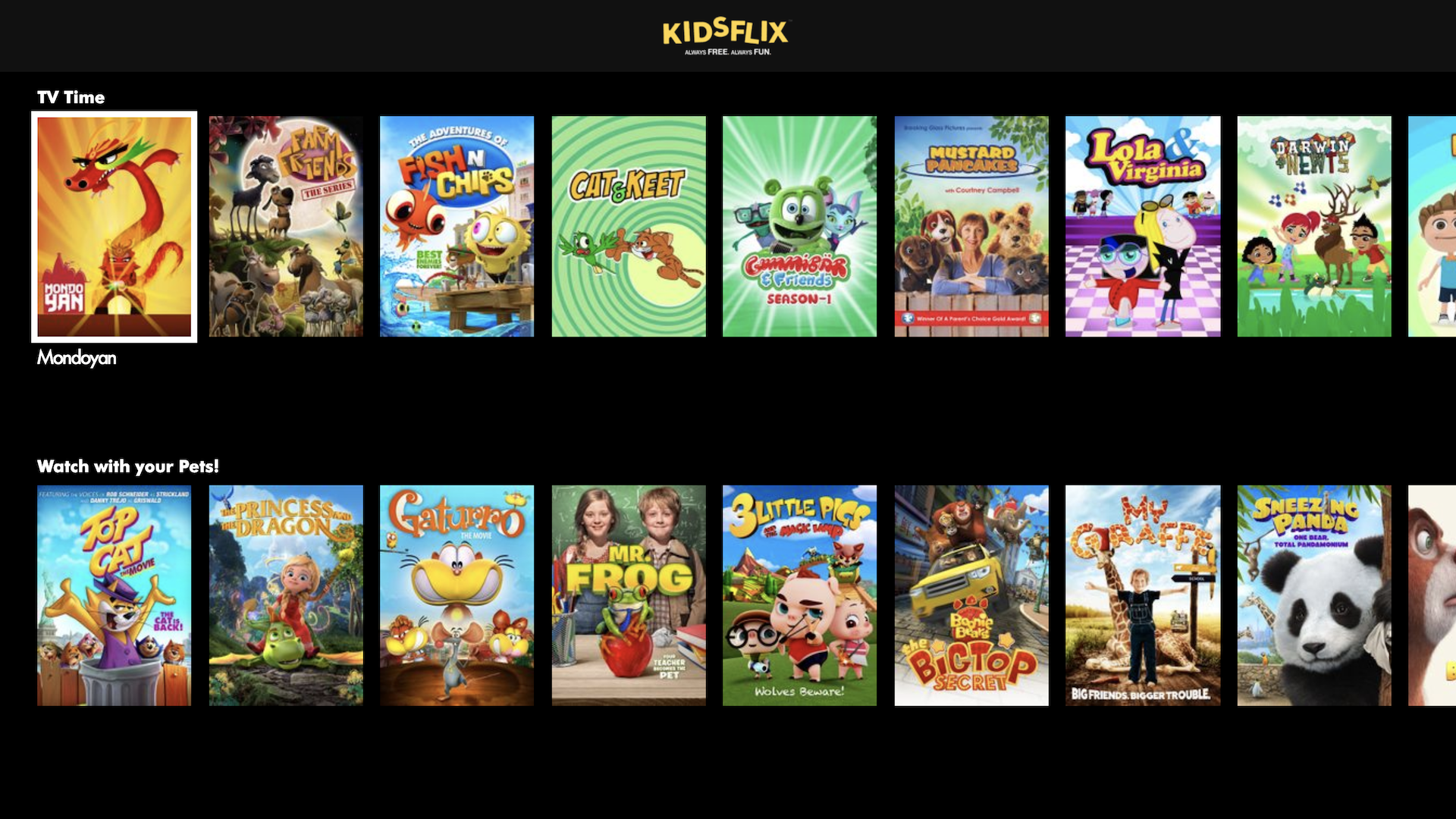 Kidsflix - App on Amazon Appstore
