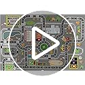 Amazon.com: Car Rug Play Mat Great for Playing with Cars and Toys, Kid ...