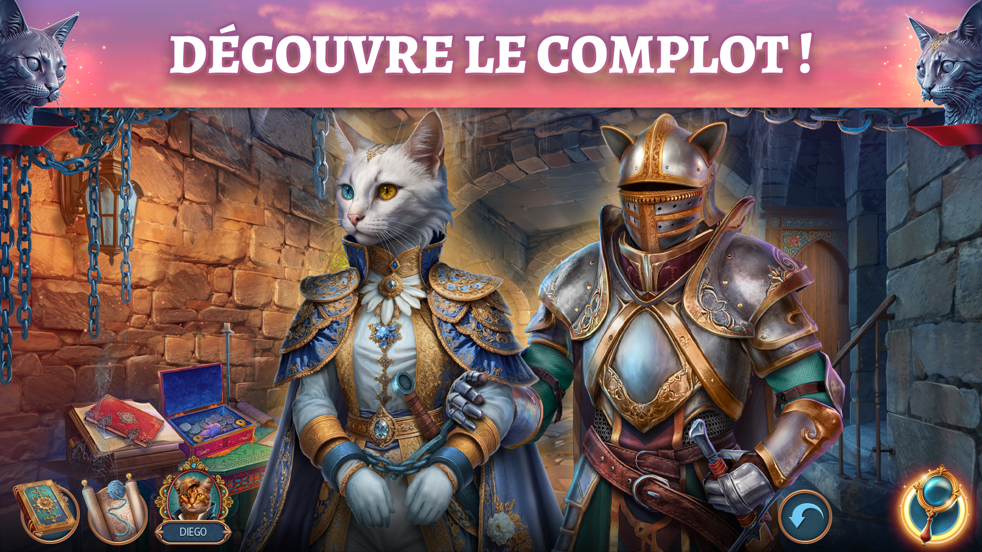 Objets Cachés - Enchanted Stories: Royaume enCHATé - Application sur ...