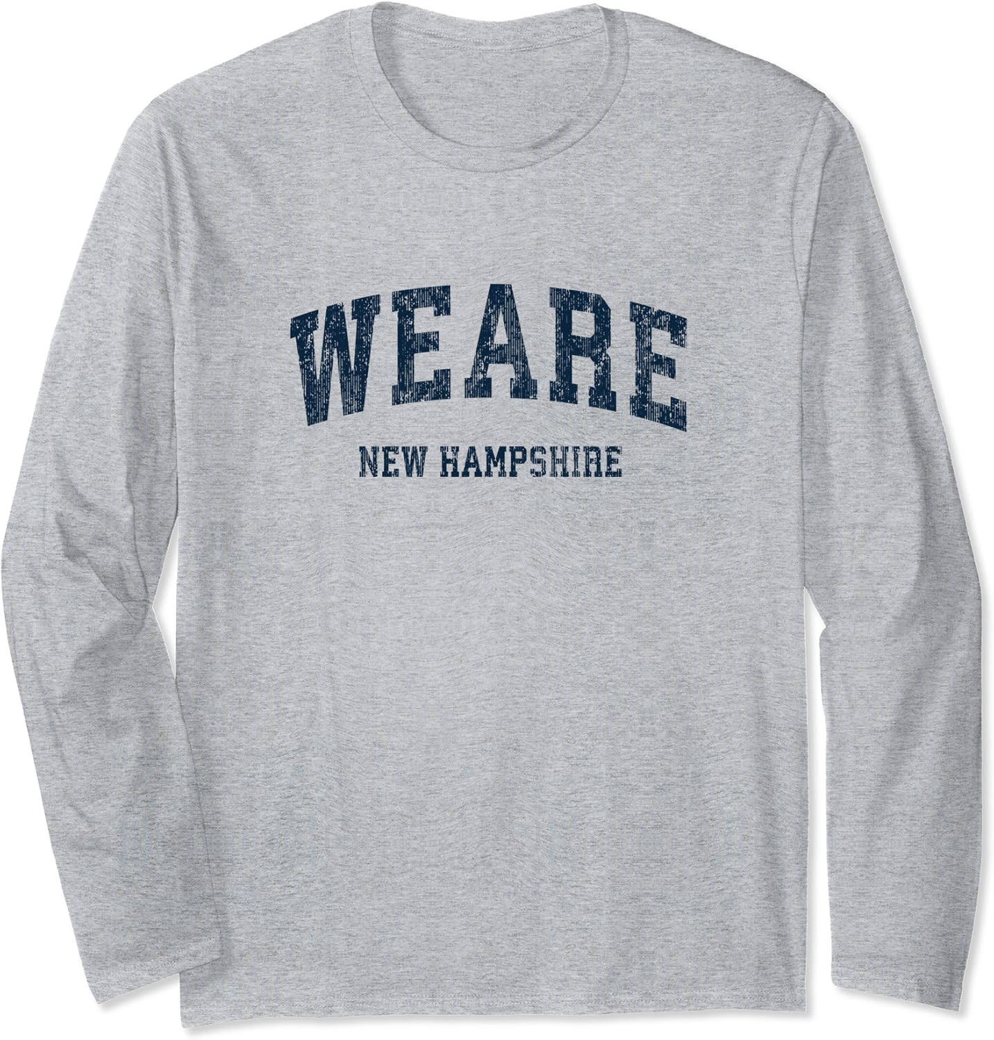 Amazon.com: Weare New Hampshire NH Vintage Varsity Sports Navy Design ...