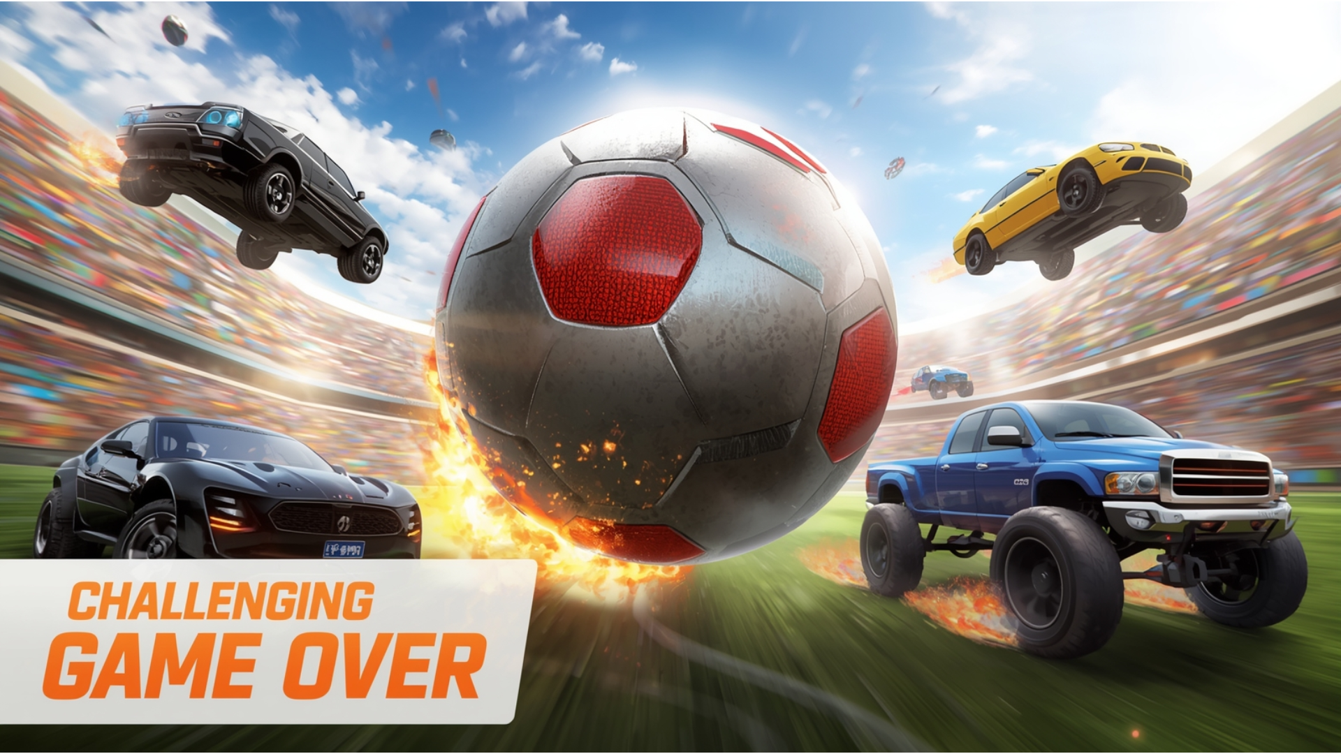 Rocket Car Ball Soccer Game League 2026-Turbo Racing Football Game ...