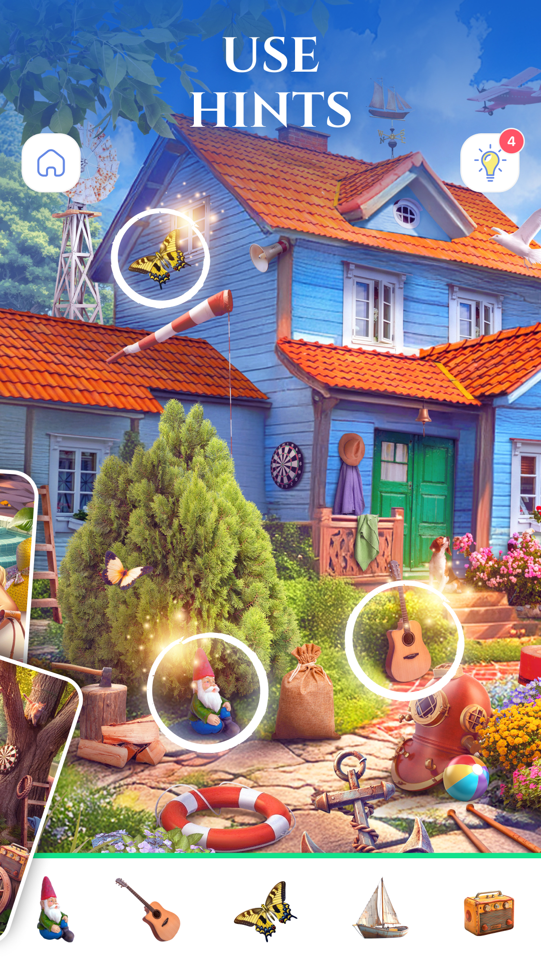 Bright Objects - Hidden Object Game. Search and find items in mystery game. Seek clues in ...