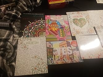 Amazon.com: Adult Coloring Book Bundle with 10 Deluxe Coloring Books ...