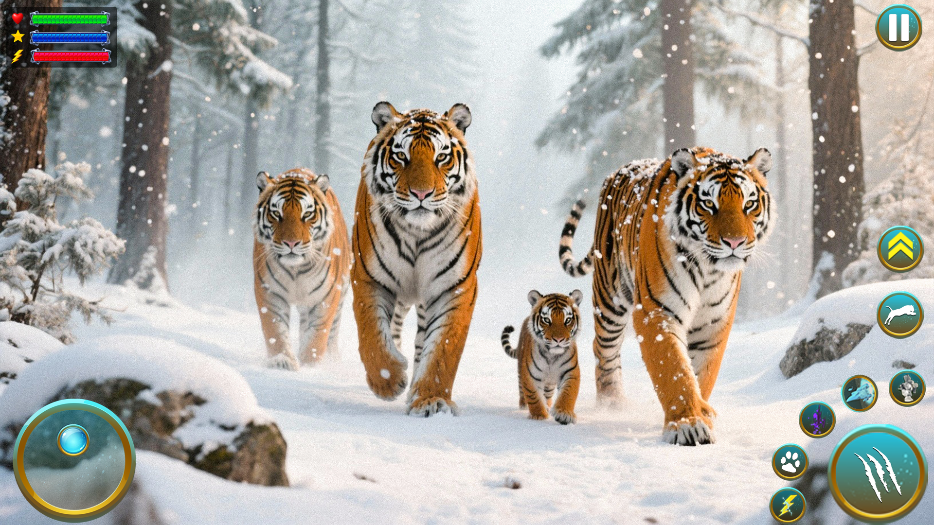 Wild Tiger Animal Survival Simulator – Jungle Big Cat Hunting & Family ...