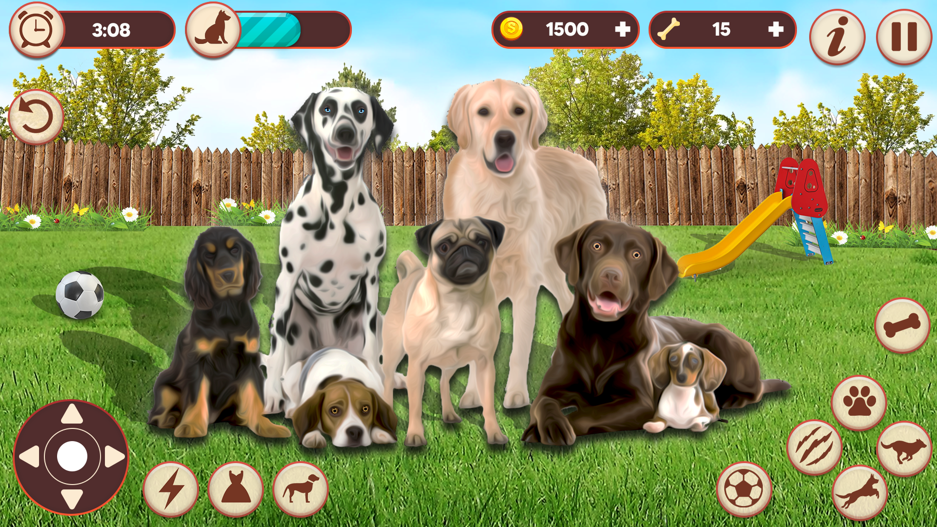 Dog Simulator Game - Cute Puppy Pet Dog Sim Online Talking Dog Games ...