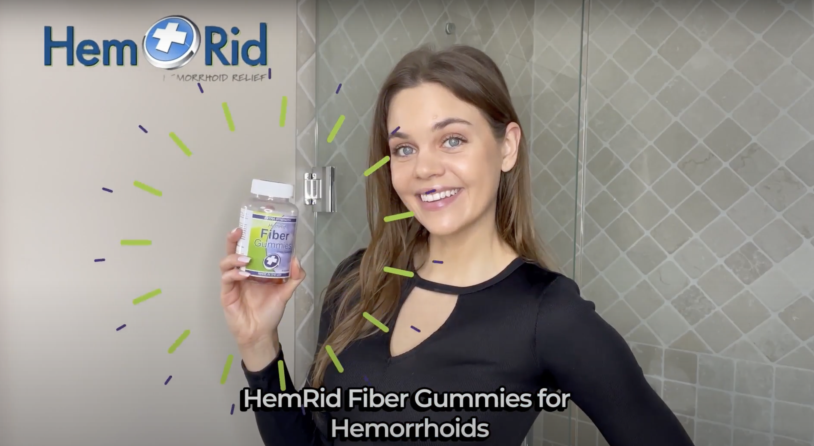 Watch Fast-Acting Fiber Gummies for Hemorrhoids By HemRid on Amazon Live