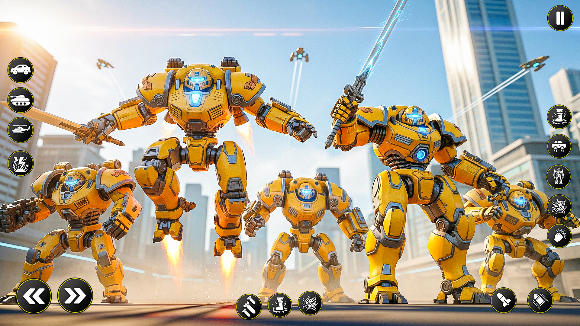 Robot Car Transformation 3D: Tank, Shark & Mech Battle Simulator - App ...