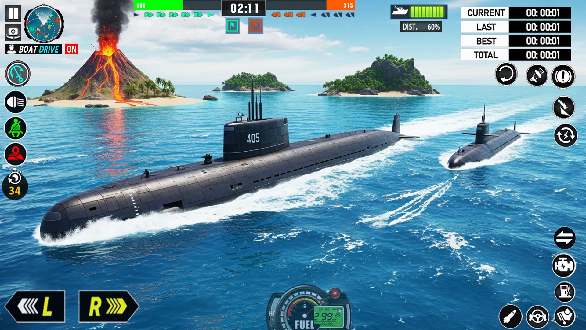 Russian Submarine Simulator Game 3D - US Army Cruise Ship Driving Games ...