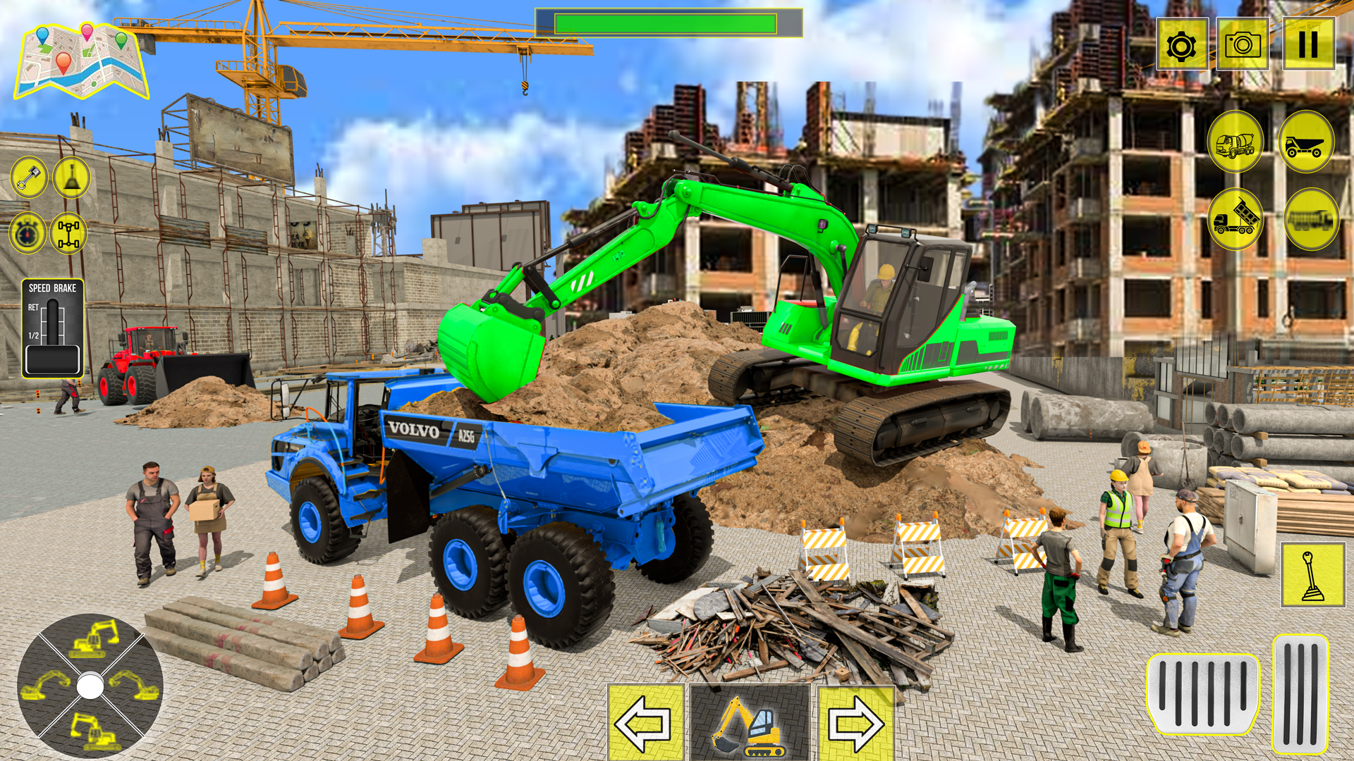 3D Construction Simulator City road: Real construction truck simulator ...