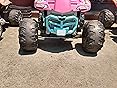 Amazon.com: Power Wheels Barbie Pink Racing ATV, 12-V battery powered ...