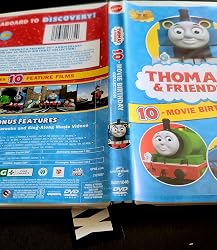 Amazon.com: Thomas & Friends: 10-Movie Birthday Collection + Playset ...