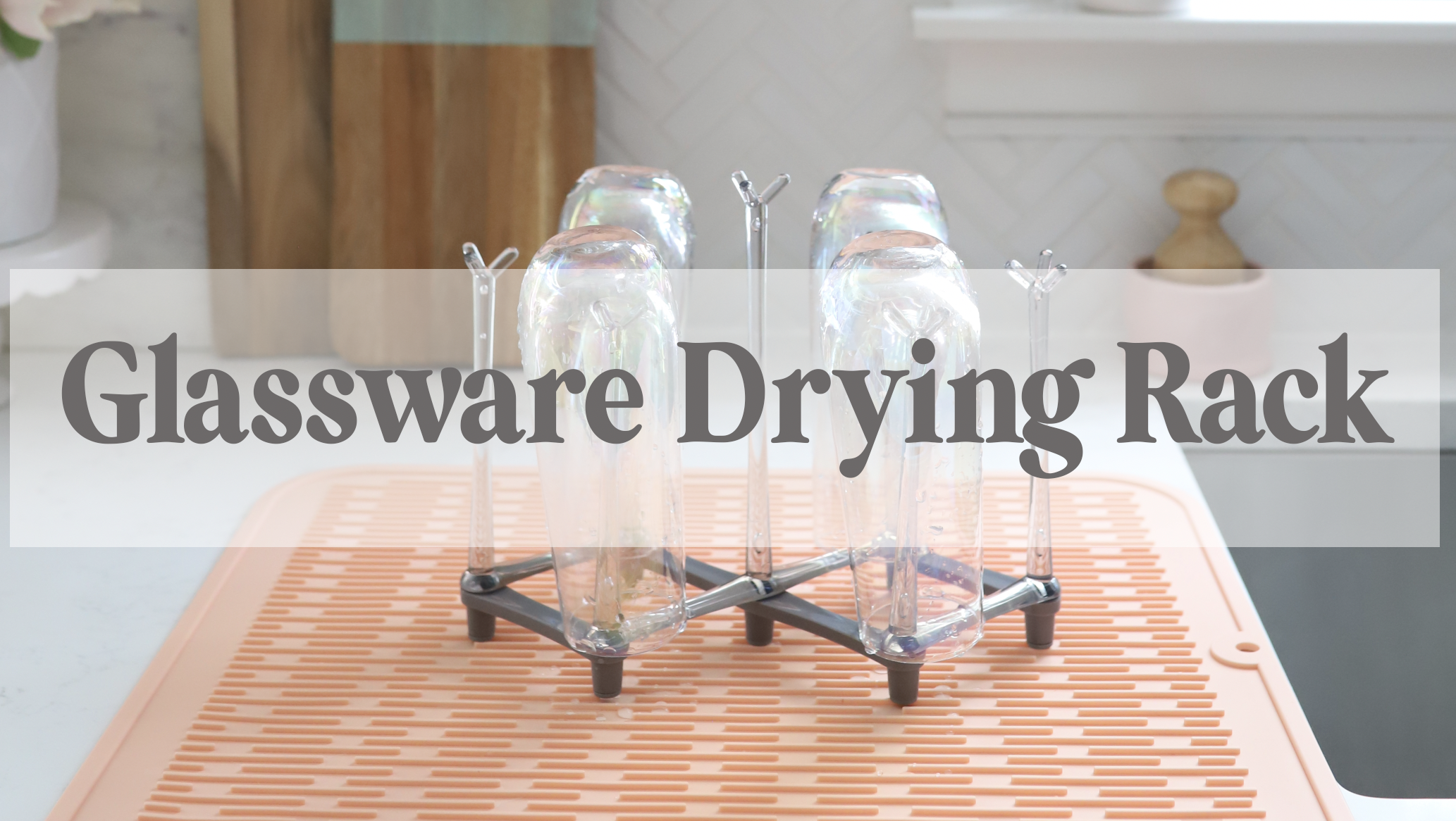 Watch Collapsible Drying Rack for Glassware #Kitchen on Amazon Live