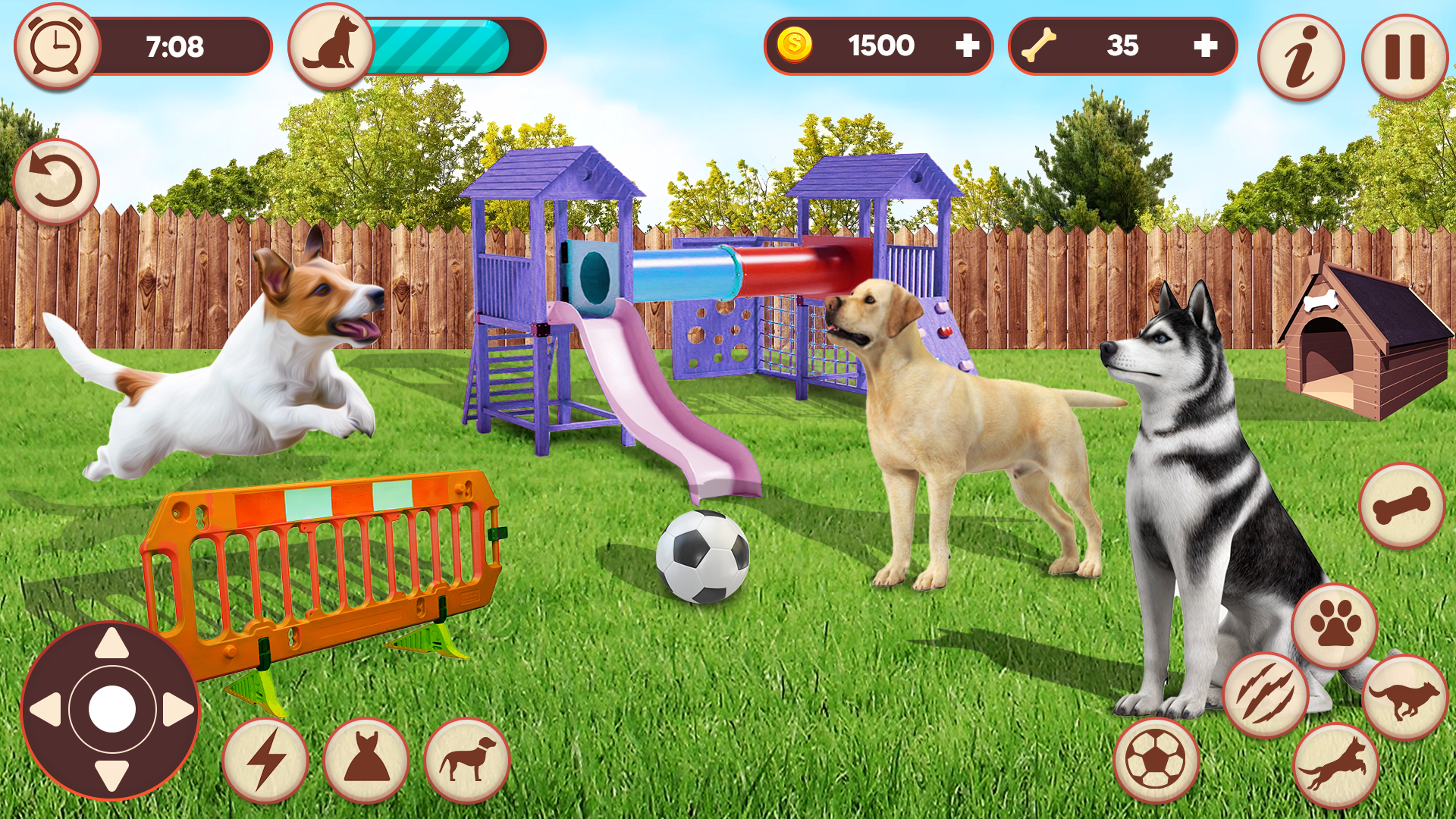 Dog Simulator Game - Cute Puppy Pet Dog Sim Online Talking Dog Games ...