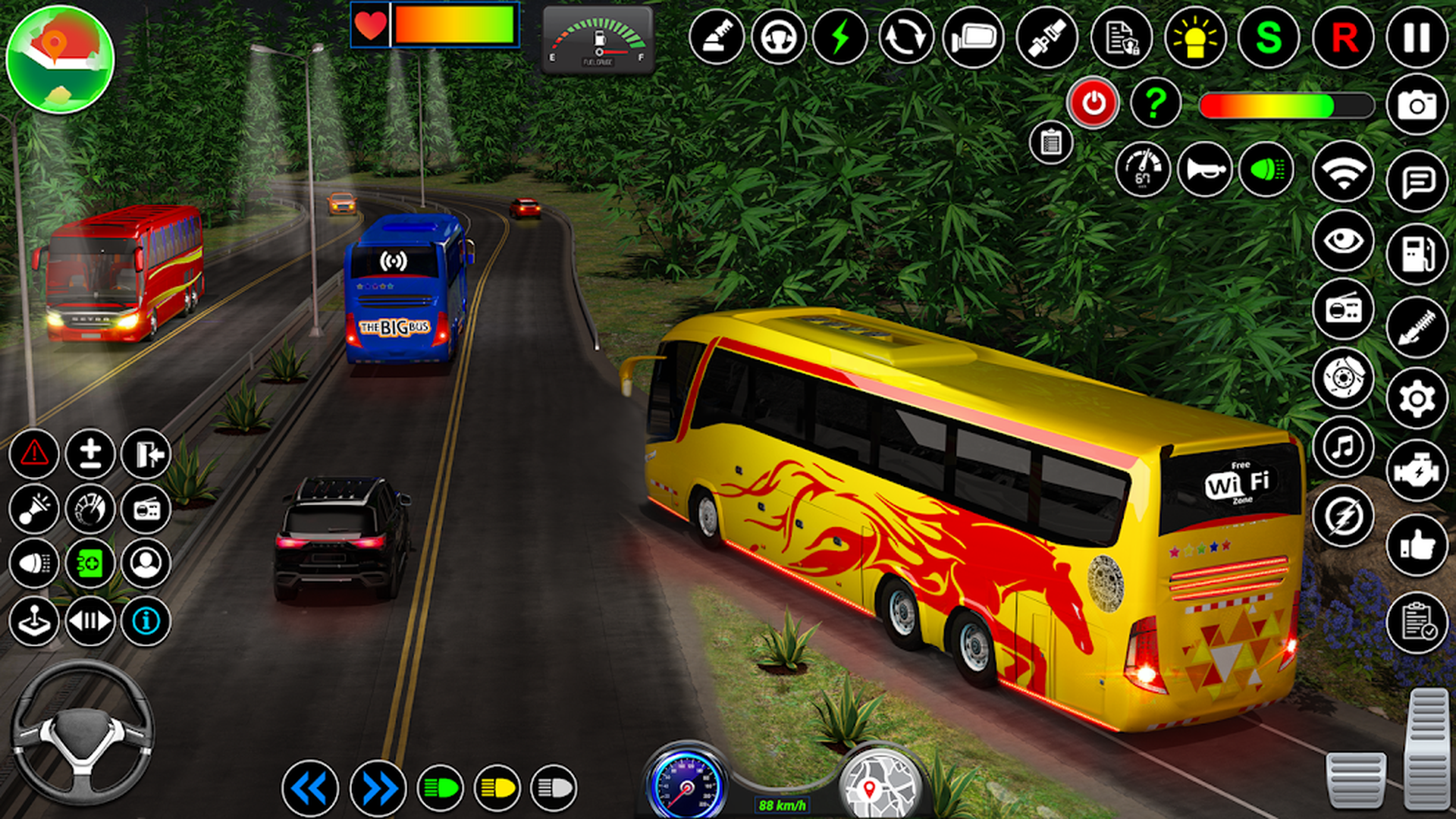 Coach Bus Driving Simulator Game-Bus Driving Bus Simulator Game-Euro ...