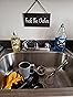 Amazon.com: Jetec 2 Pieces Funny Kitchen Signs the Dishes Hanging Wall ...