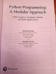 Python Programming: A modular approach eBook : Sheetal, Taneja: Amazon.in: Books