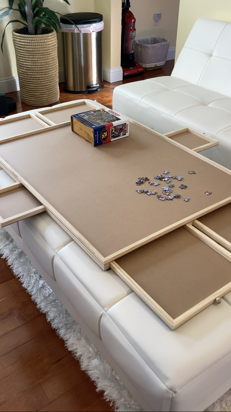 Watch 1500 Pieces Jigsaw Puzzle Board with 6 Drawers Review on Amazon Live