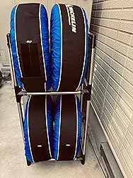 Amazon | アイリスオーヤマ ステンレスタイヤラック カバー付 ブラック KSL-590C | タイヤラック・カバー | 車＆バイク