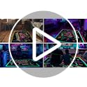 Amazon.com: KMkicme Gaming Area Rug Blacklight for Bedroom Decor Game ...
