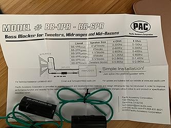 Amazon.com: PAC BB-2PR Pair of Bass Blocker Designed for 6" Speakers ...