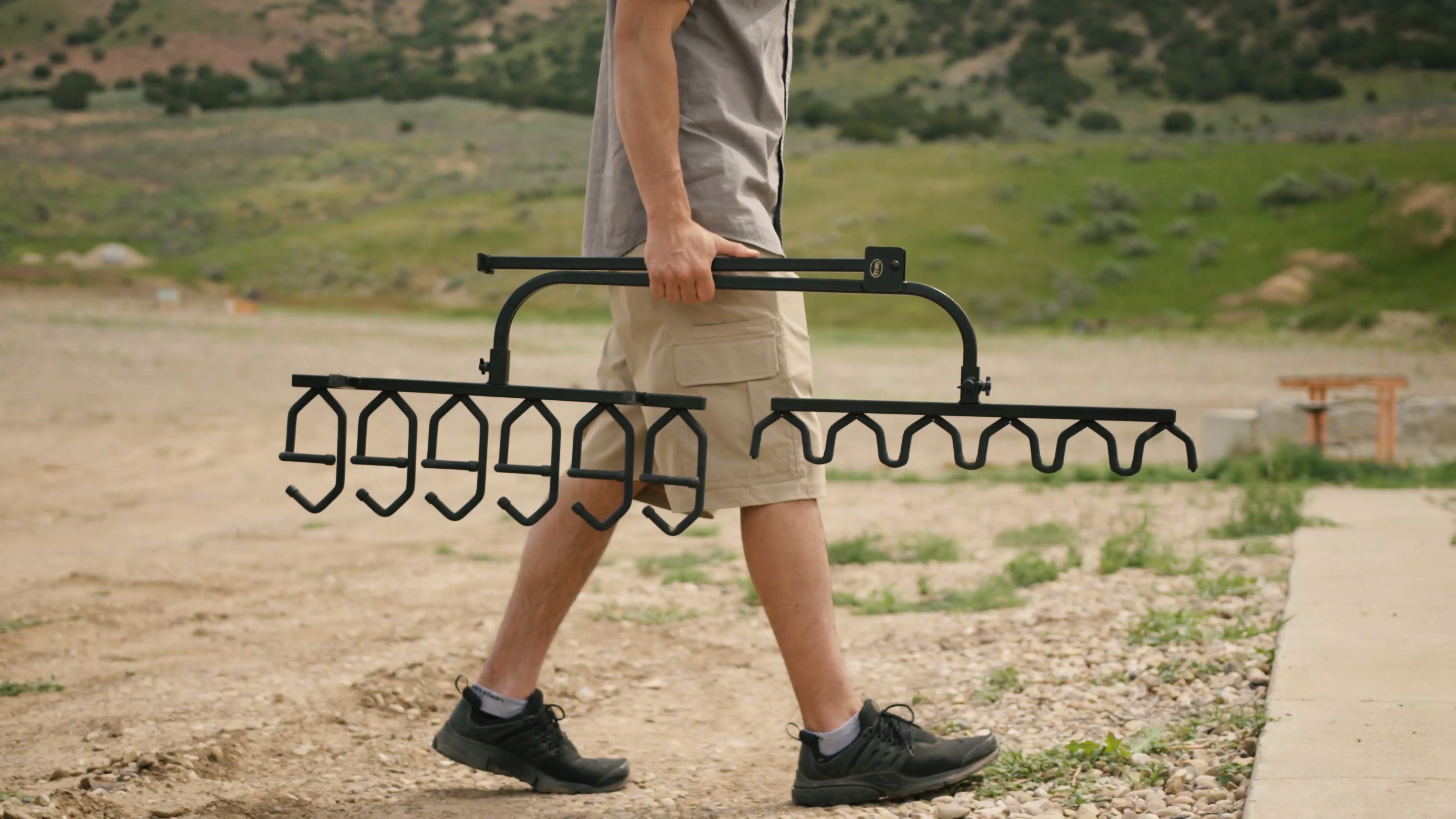 Watch Hold Up Displays Portable Gun Rack and Bow Holder - Tactical ...
