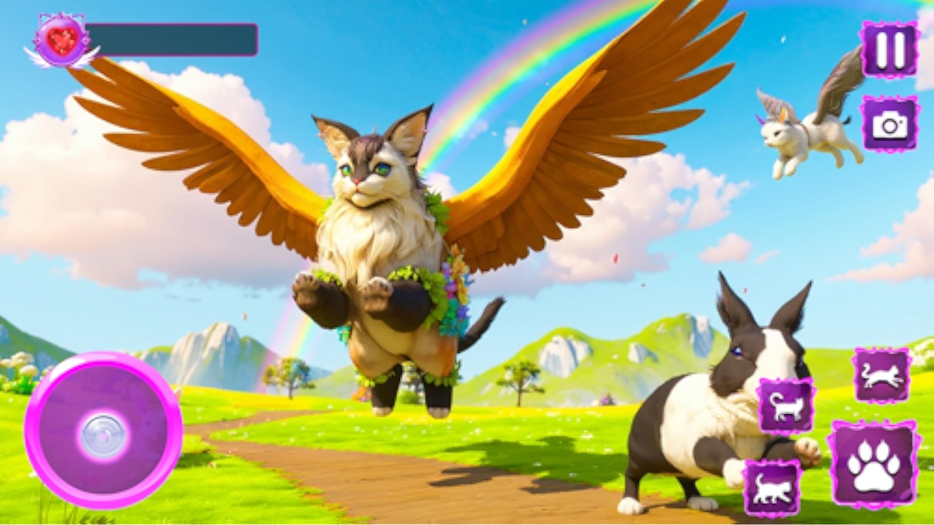 My Flying Wild Cat Family Simulator – Jungle Survival Adventure with ...