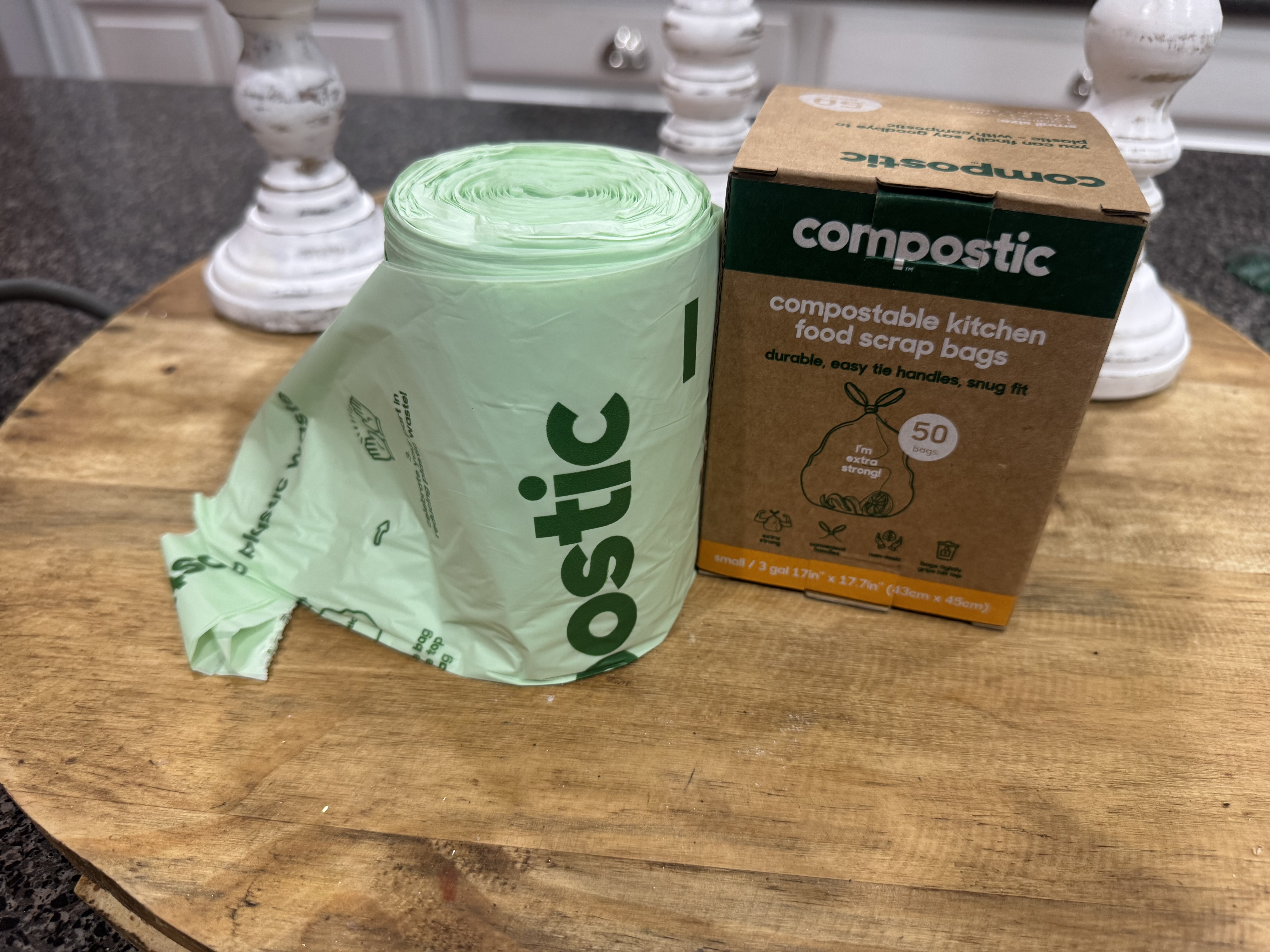 Watch Review of Compostic Home Compostable Trash Bags on Amazon Live