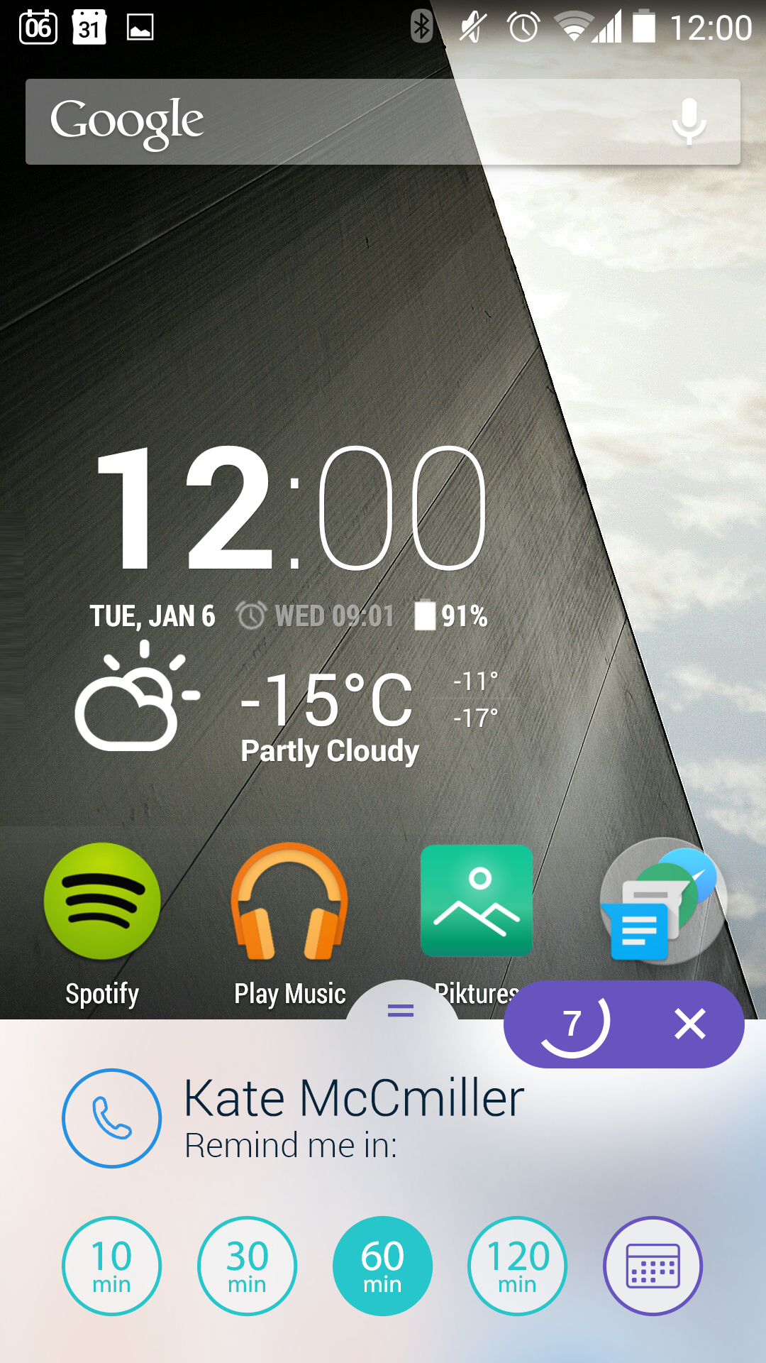 Aplicación ClickMe - Reminder in a click en Amazon Appstore