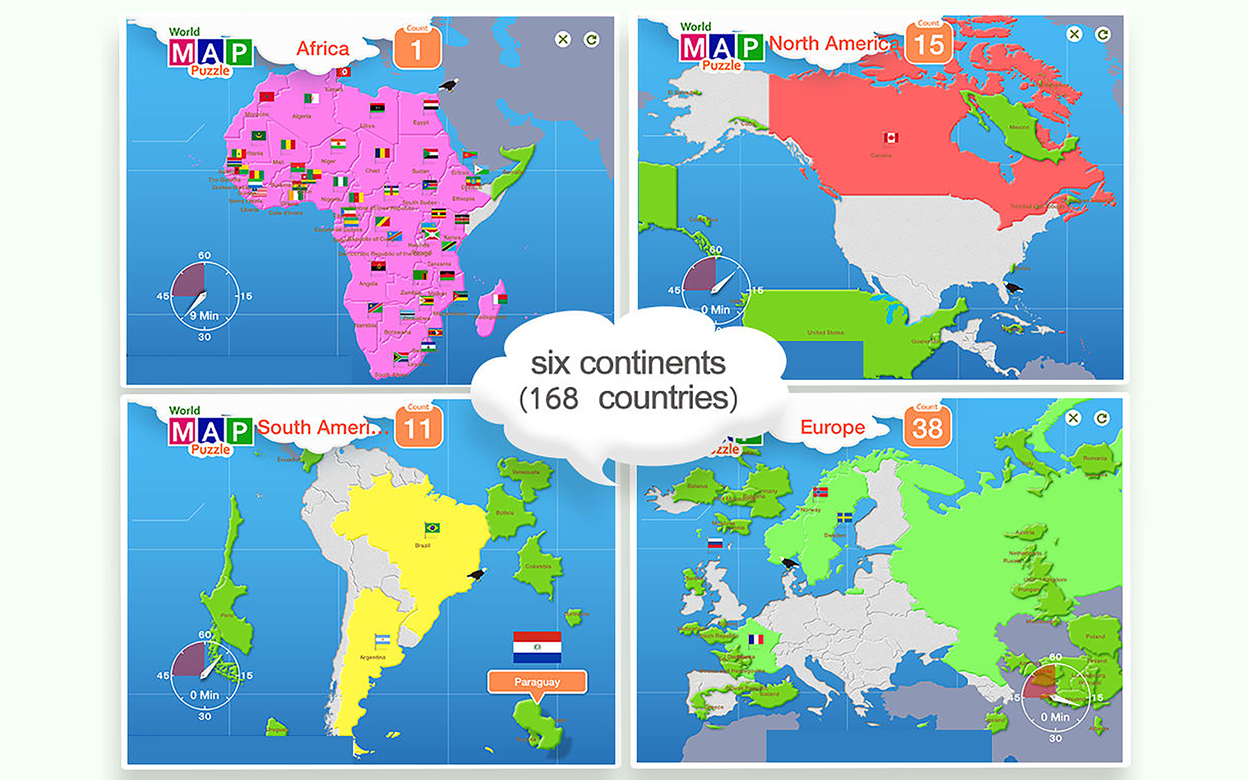 World Map Puzzle - App on Amazon Appstore