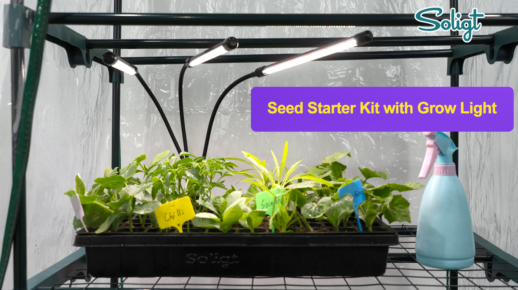 Seed Starting Light Kits Germination Station, And Grow Light Kit