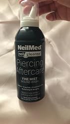 NeilMed NeilCleanse Piercing Aftercare, Fine Mist, 6 Fluid Ounce ...