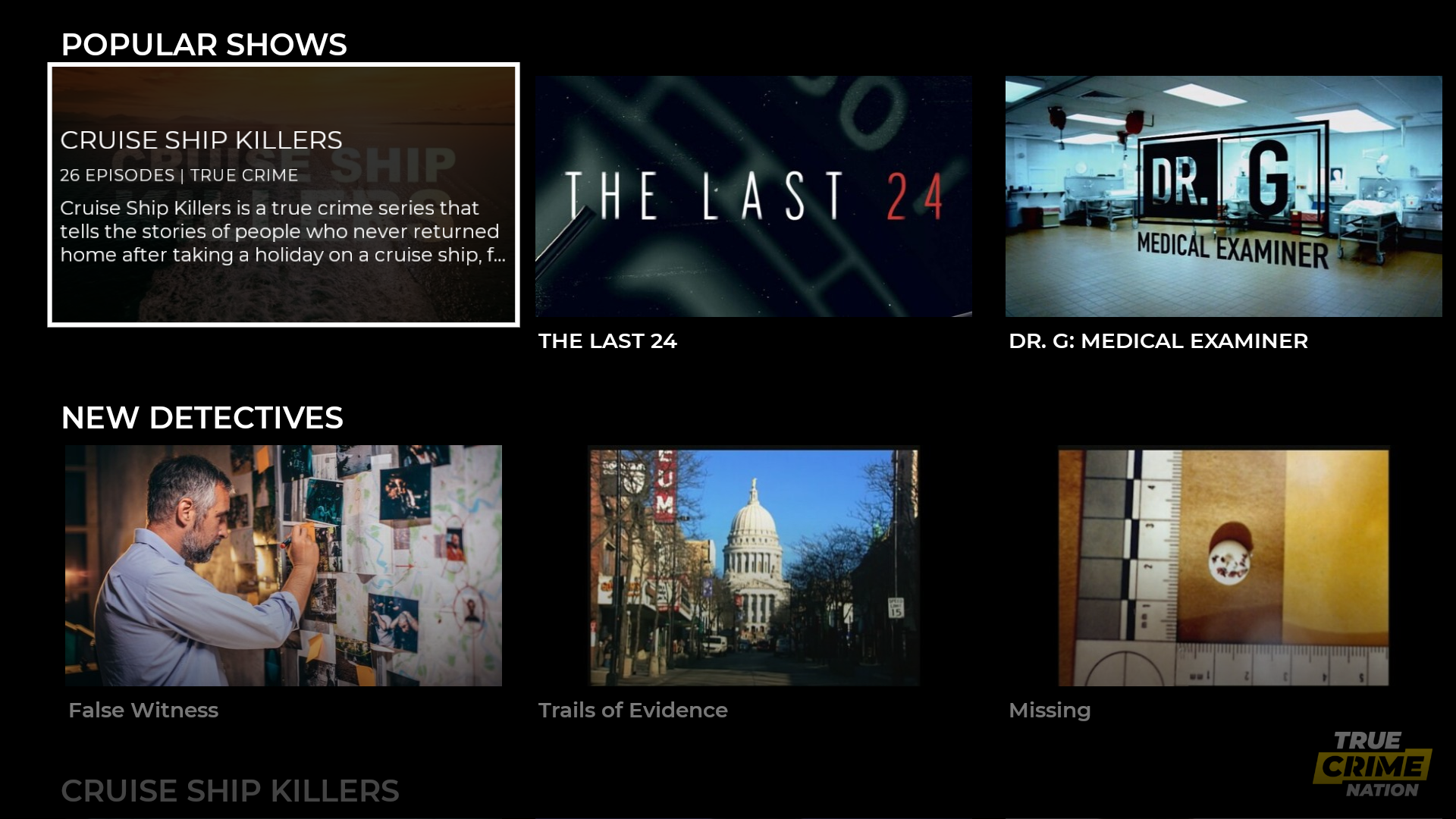 True Crime Network - App on Amazon Appstore