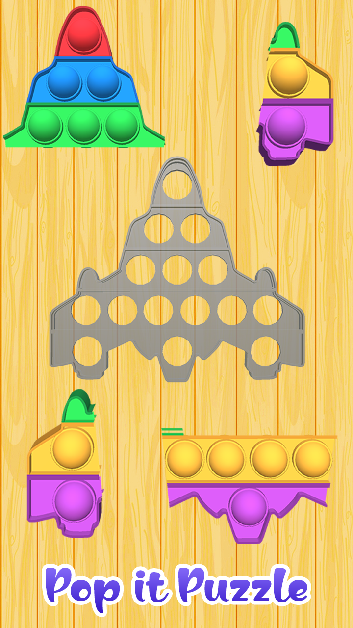 Pop It Puzzle Game For Kids : Jigsaw Puzzle - Fidget Toys Game ...