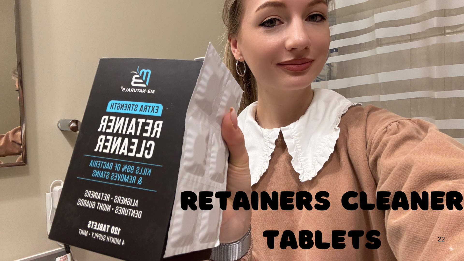 Watch M3 Naturals Retainer Cleaner Tablets Invisalign Cleaner on Amazon ...