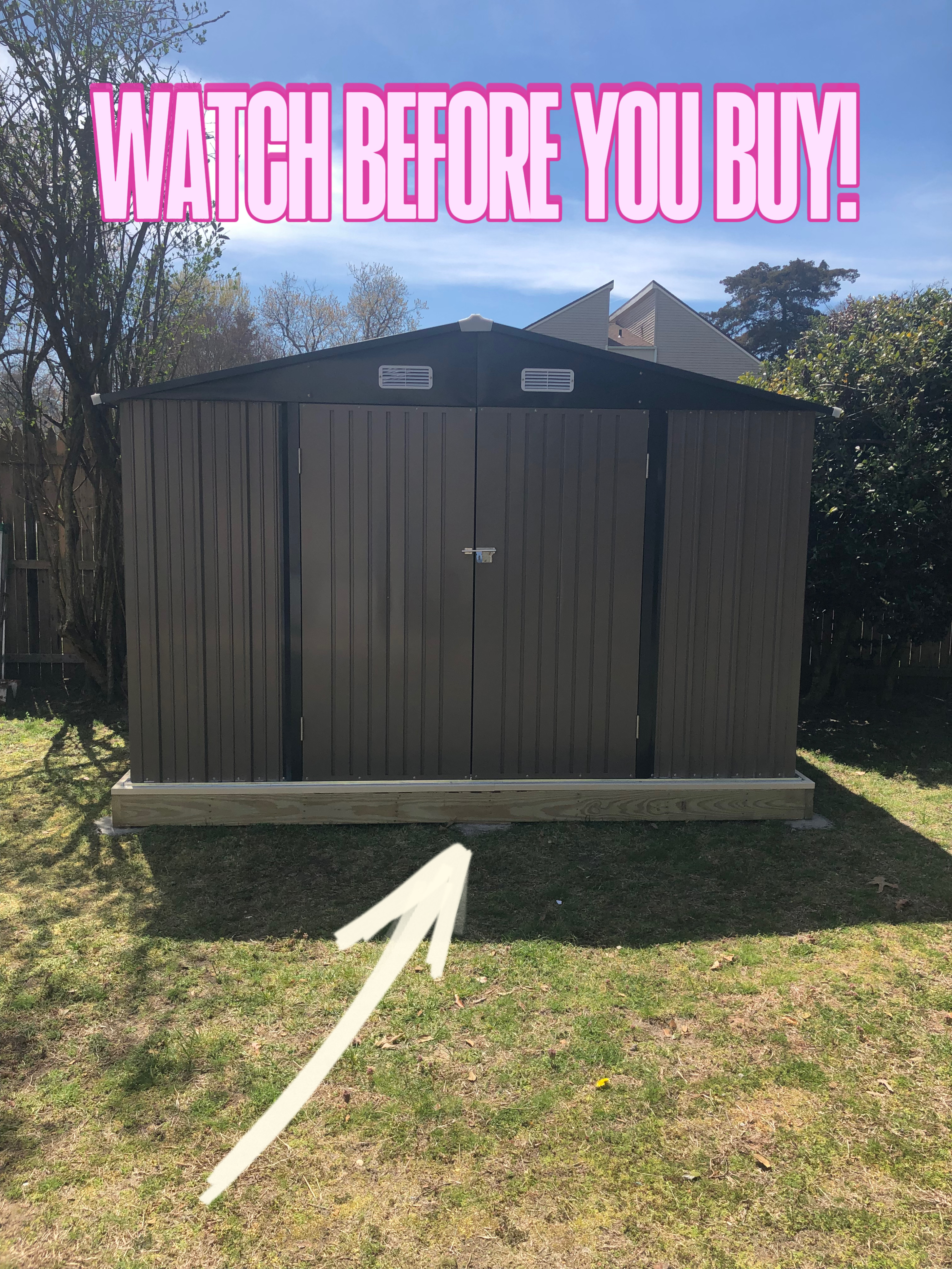 Watch WATCH this honest review of Devoko outdoor storage shed! on ...