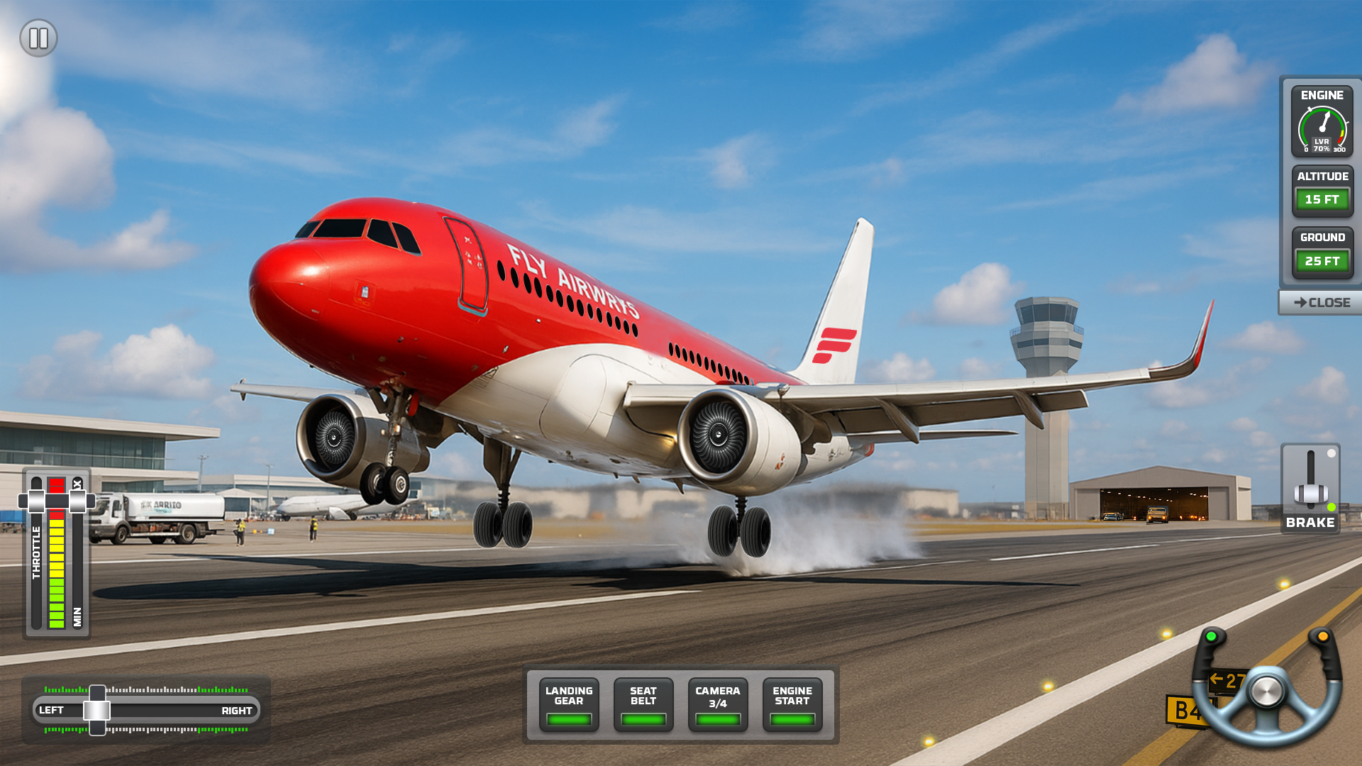 Real Airplane Flying Simulator Game - Pilot Flight Simulator Plane ...