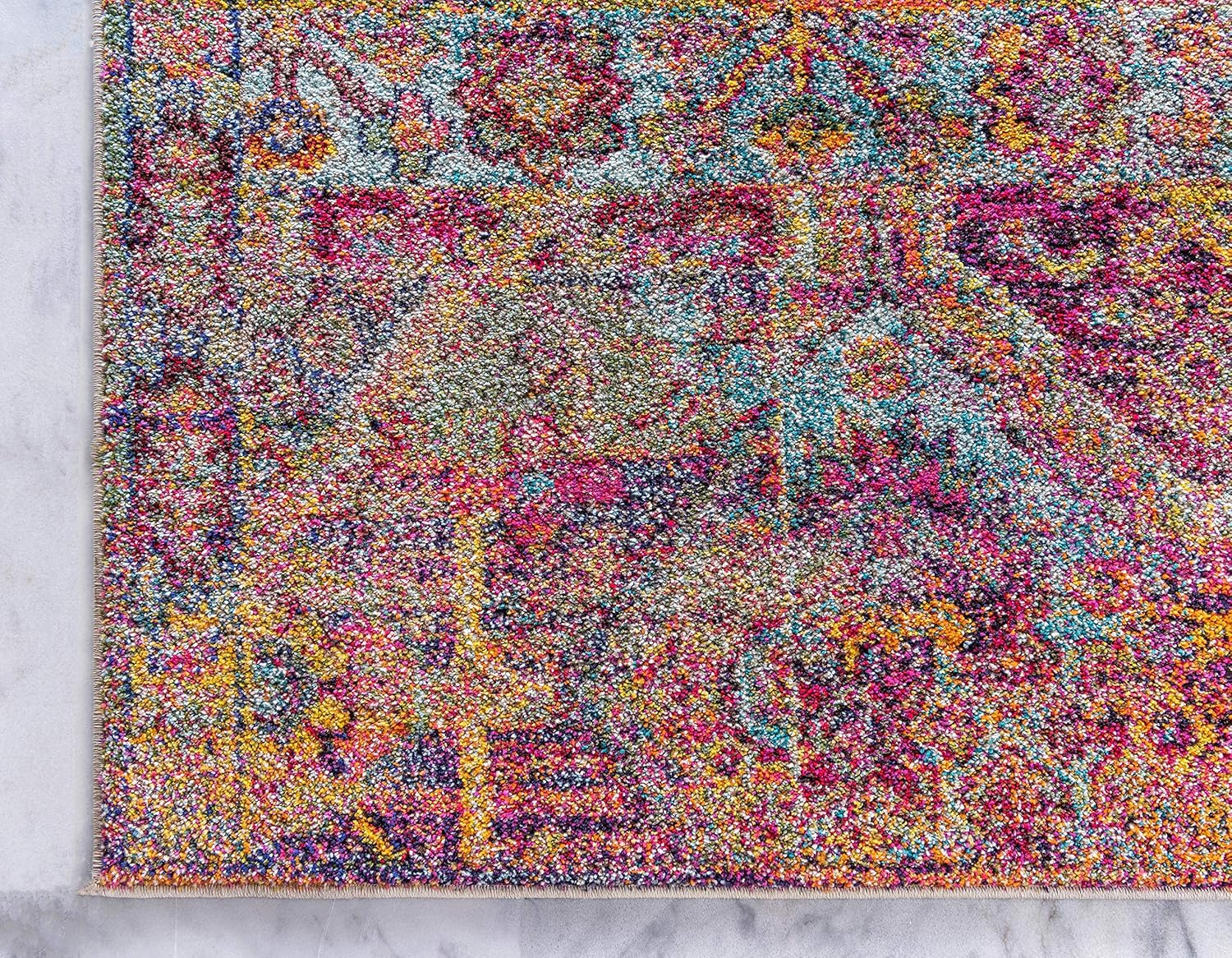 Unique Loom Monterey Collection Vintage Bohemia Tribal Bright Colors ...