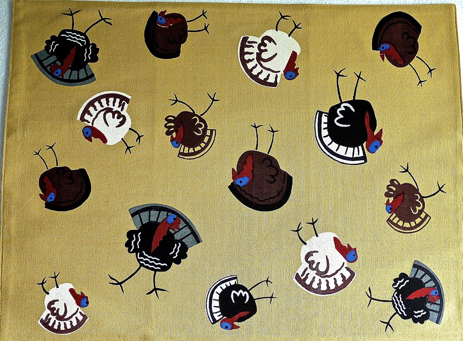 Amazon.com: Turkey Placemats - Set of Four (4) : Home & Kitchen
