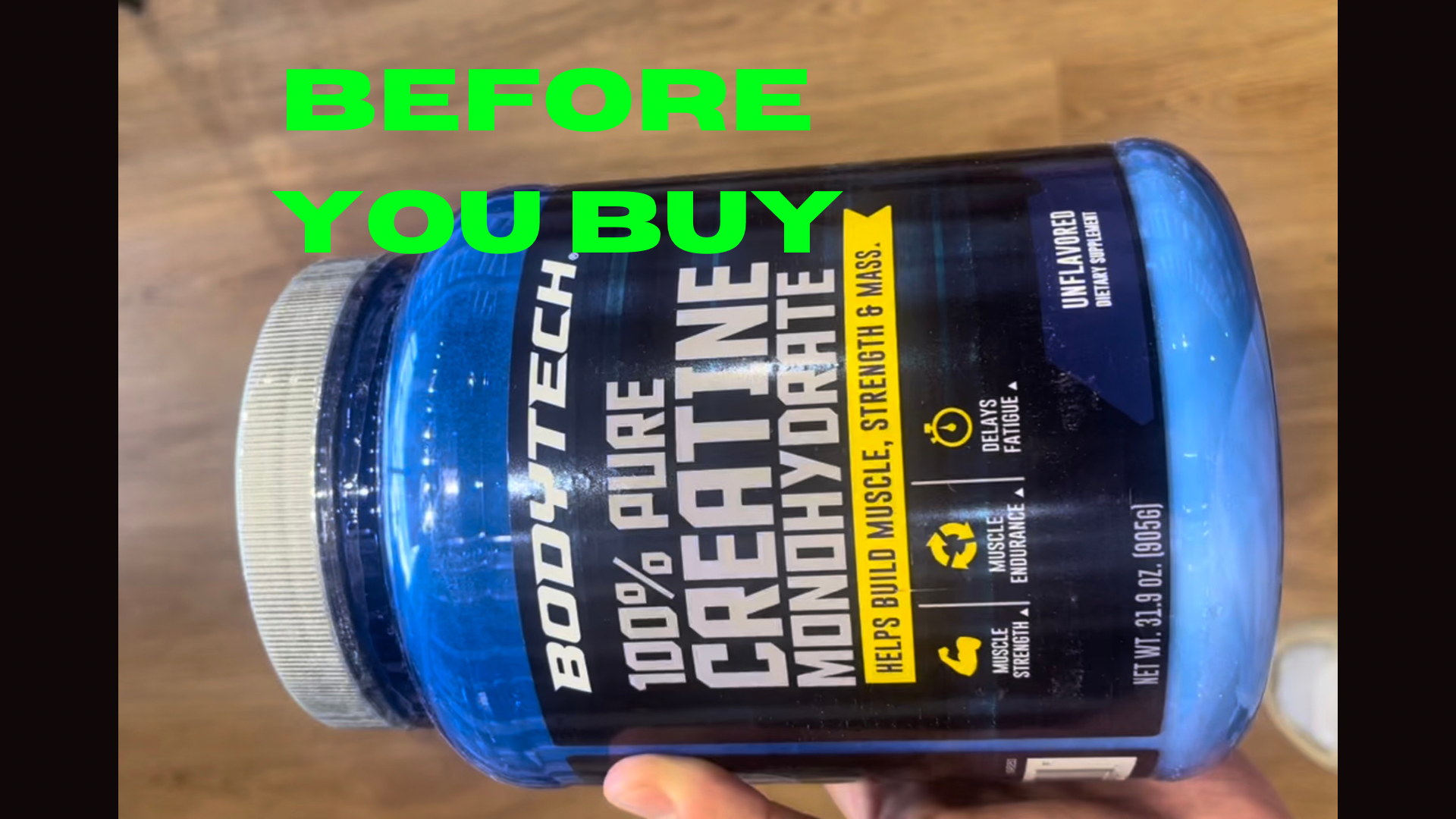 Watch Before You Buy BodyTech Creatine Monohydrate HONEST Review on ...