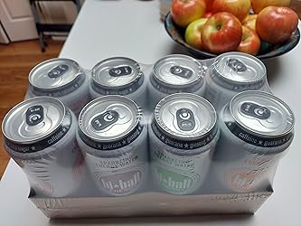 Amazon.com: Hiball Clean Energy Seltzer Water, Caffeinated Sparkling Water Made with Vitamin B12 ...