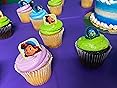 Amazon.com: 24 Luca Wild and Free Cupcake Rings Toppers Decorations ...