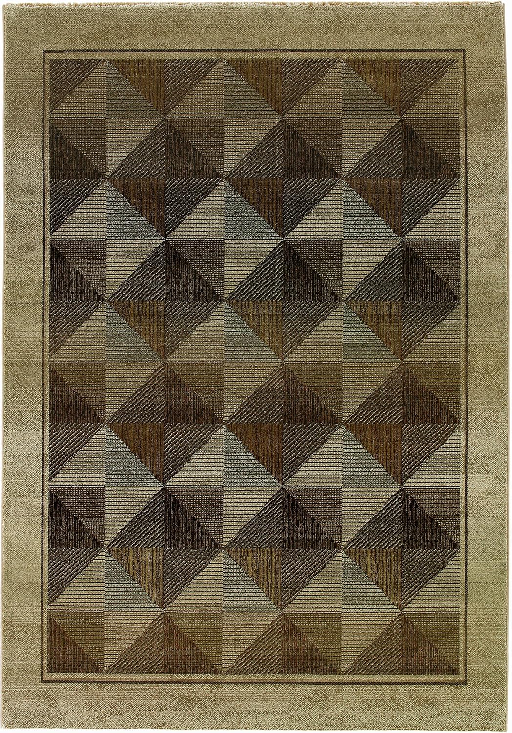 Amazon.com: Sphinx Generations Area Rug 252J1 Beige Geometric Diamonds ...