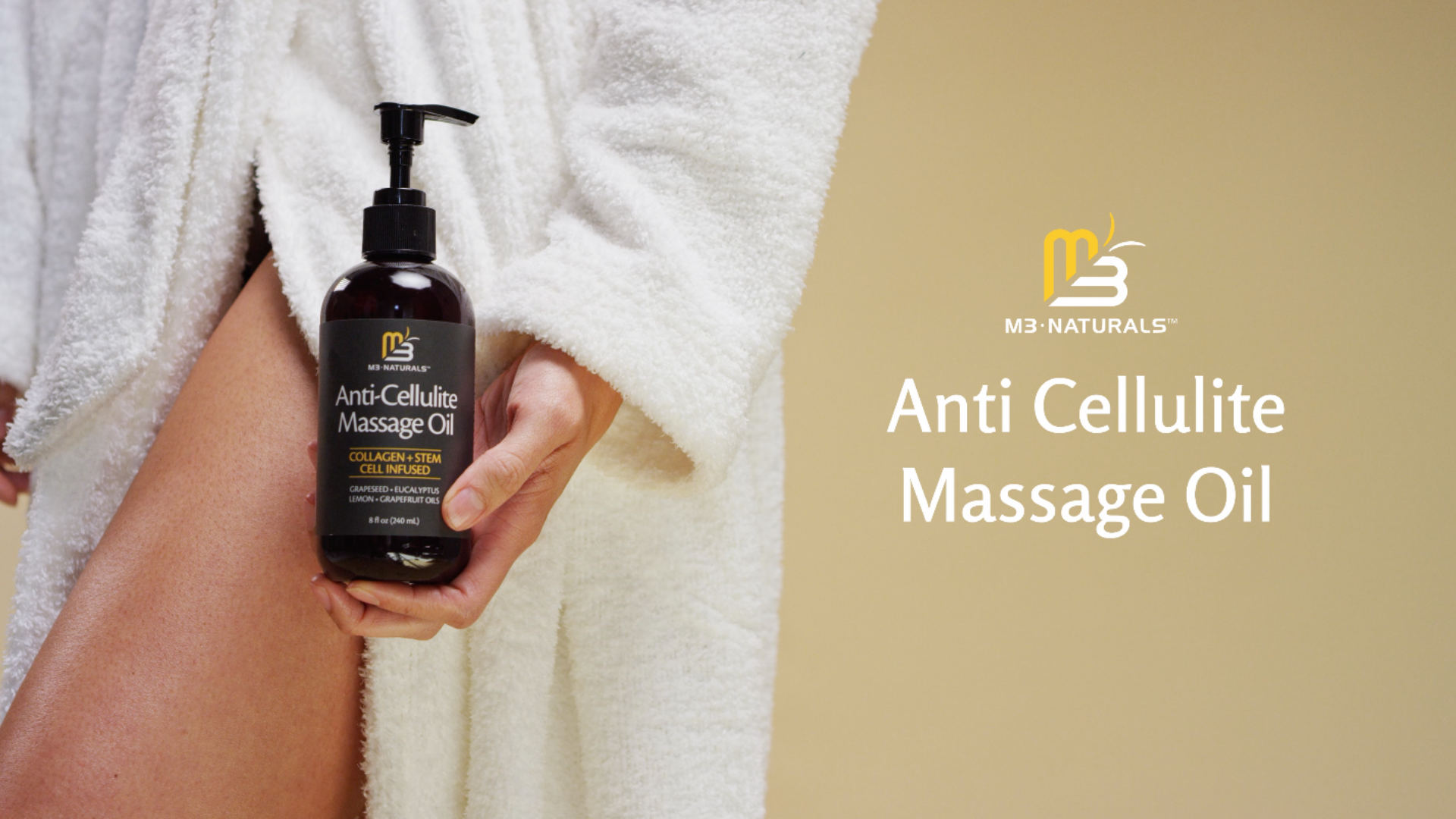 Watch M3 Naturals Anti-Cellulite Massage Oil on Amazon Live