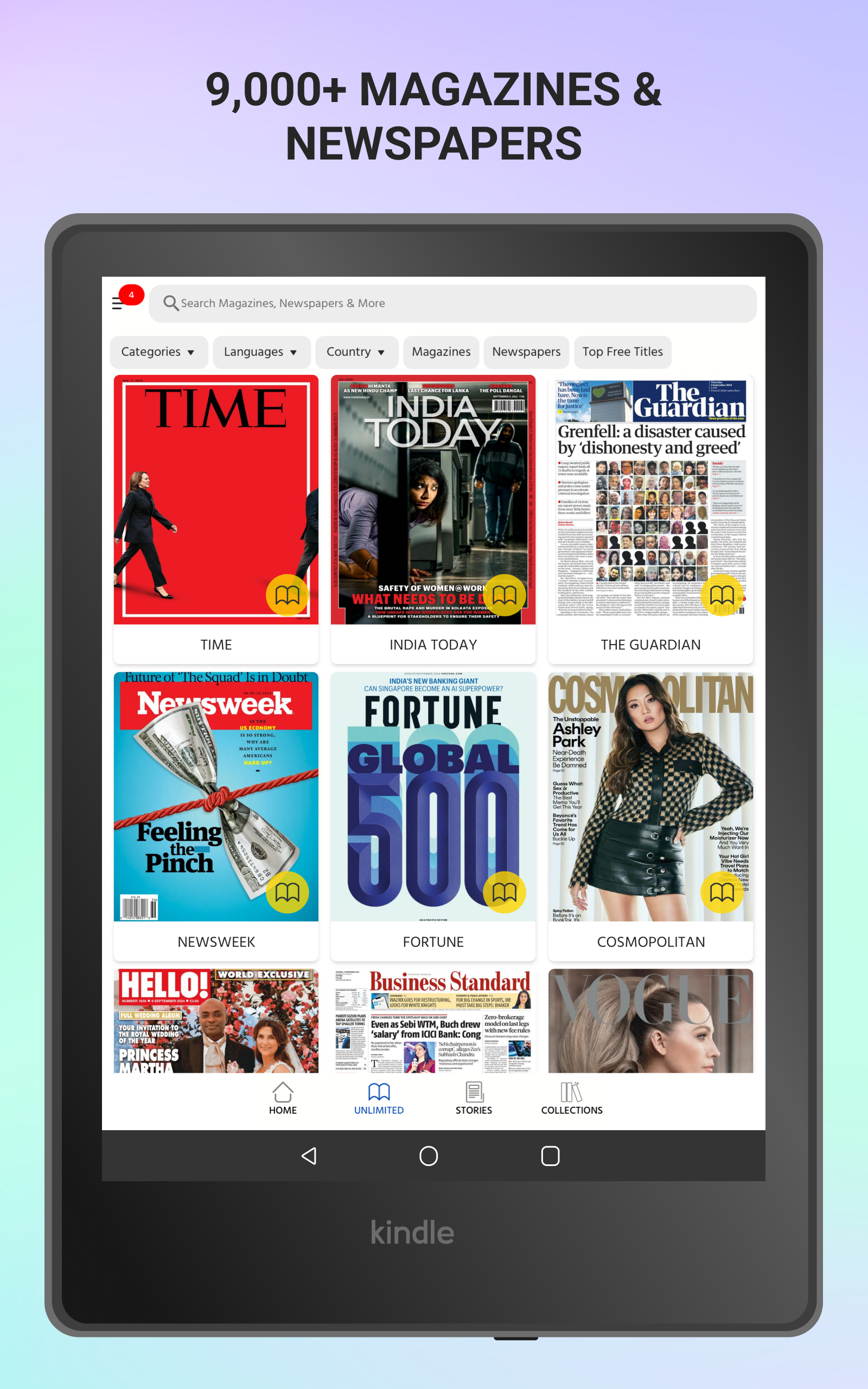 Magzter: 8,000+ Digital Magazines & Newspapers - App on Amazon Appstore