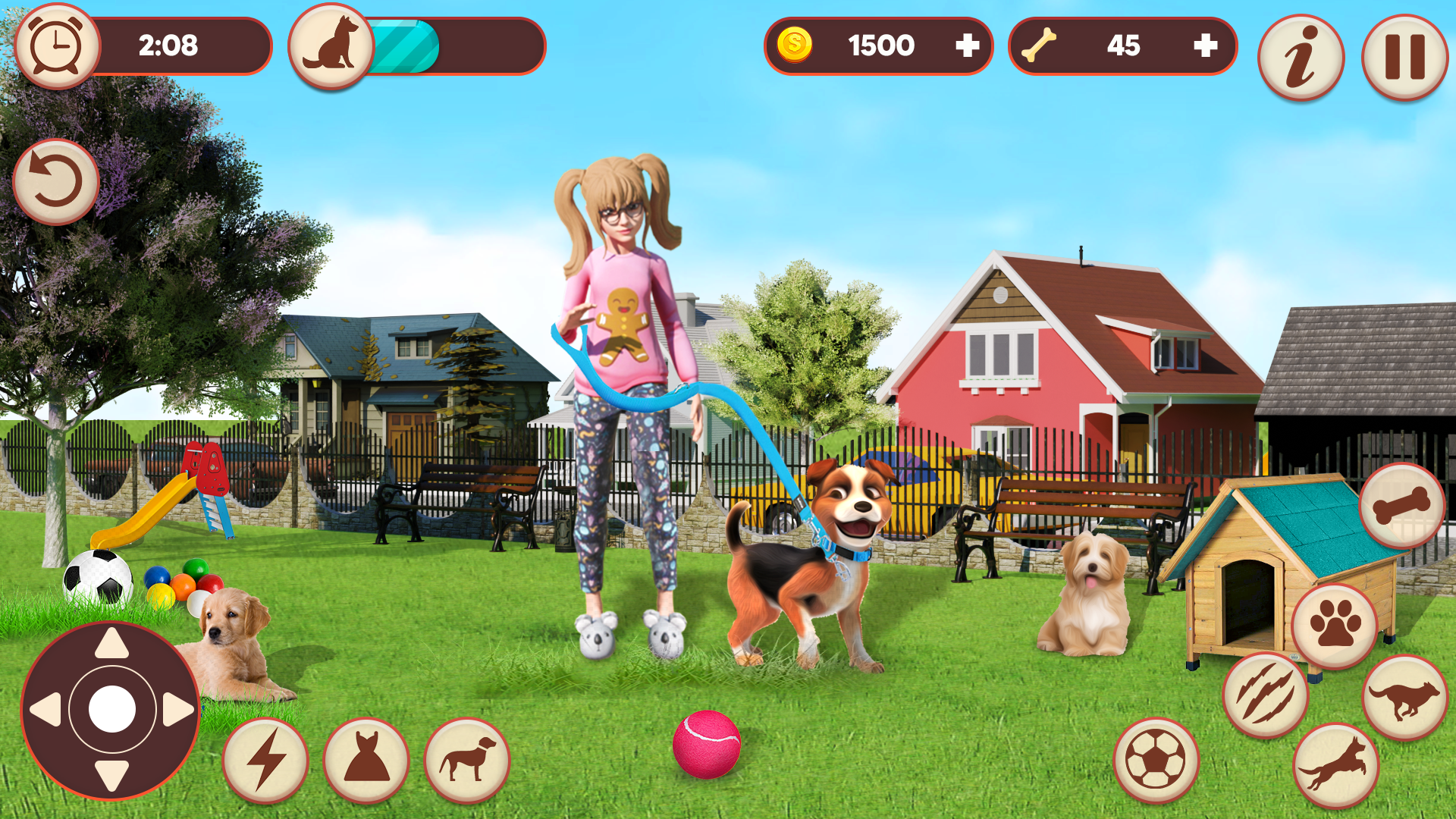 Dog Simulator Game - Cute Puppy Pet Dog Sim Online Talking Dog Games ...