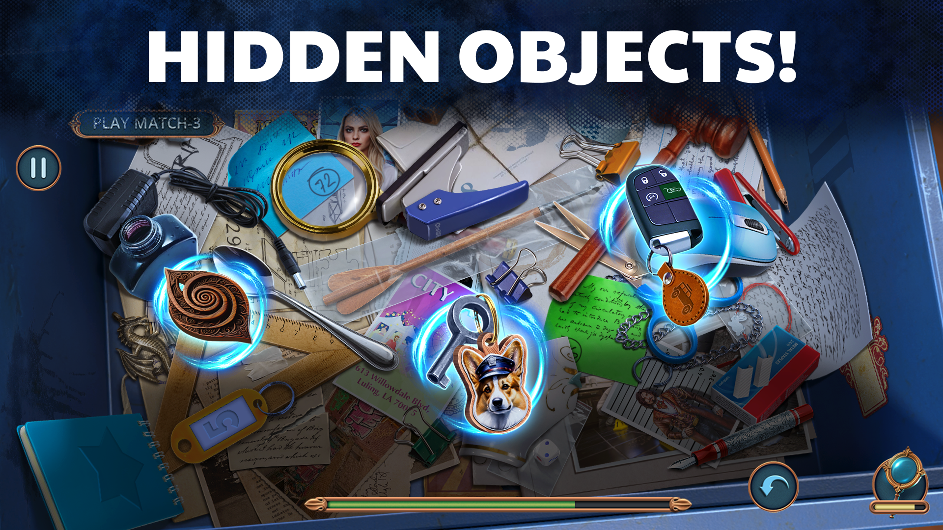 Hidden Objects - Twin Mind: The Deathly Trick (Free To Play) - Seek ...