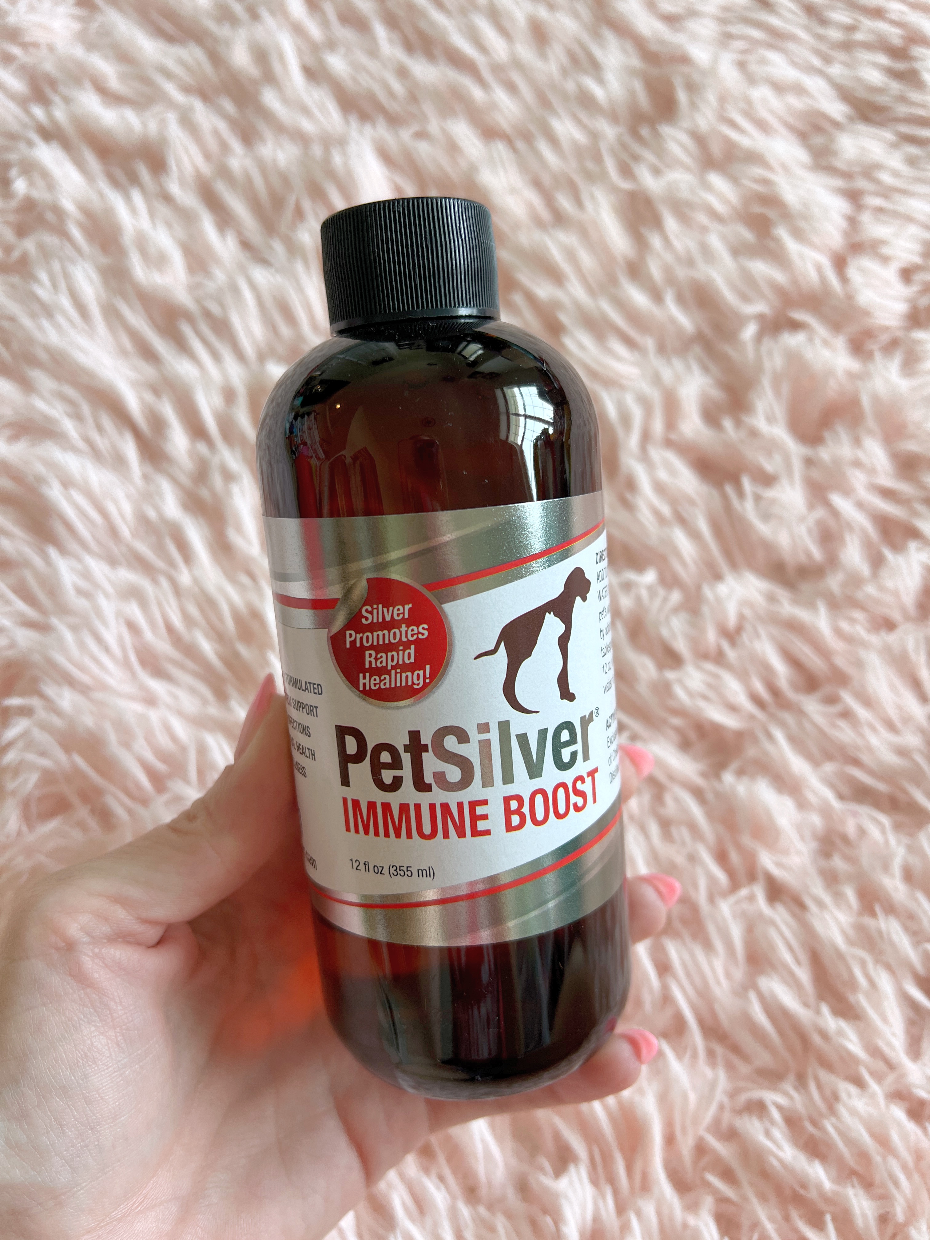 Watch PetSilver Cough Immune Support Chelated Silver Dogs Cats on ...
