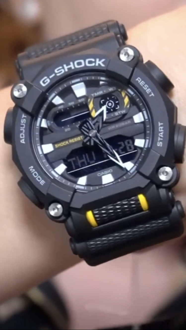 Watch Casio G-Shock GA900-1A Watch for men on Amazon Live