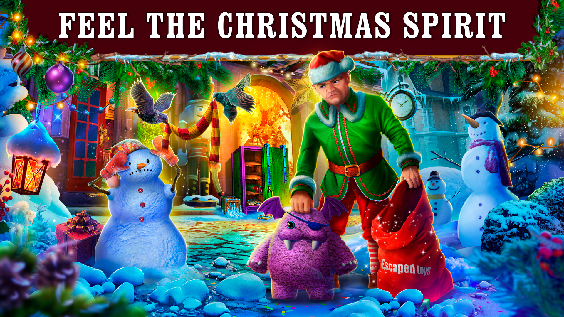 Hidden Objects - Christmas Spirit: Journey (Free To Play) - Magic Santa ...
