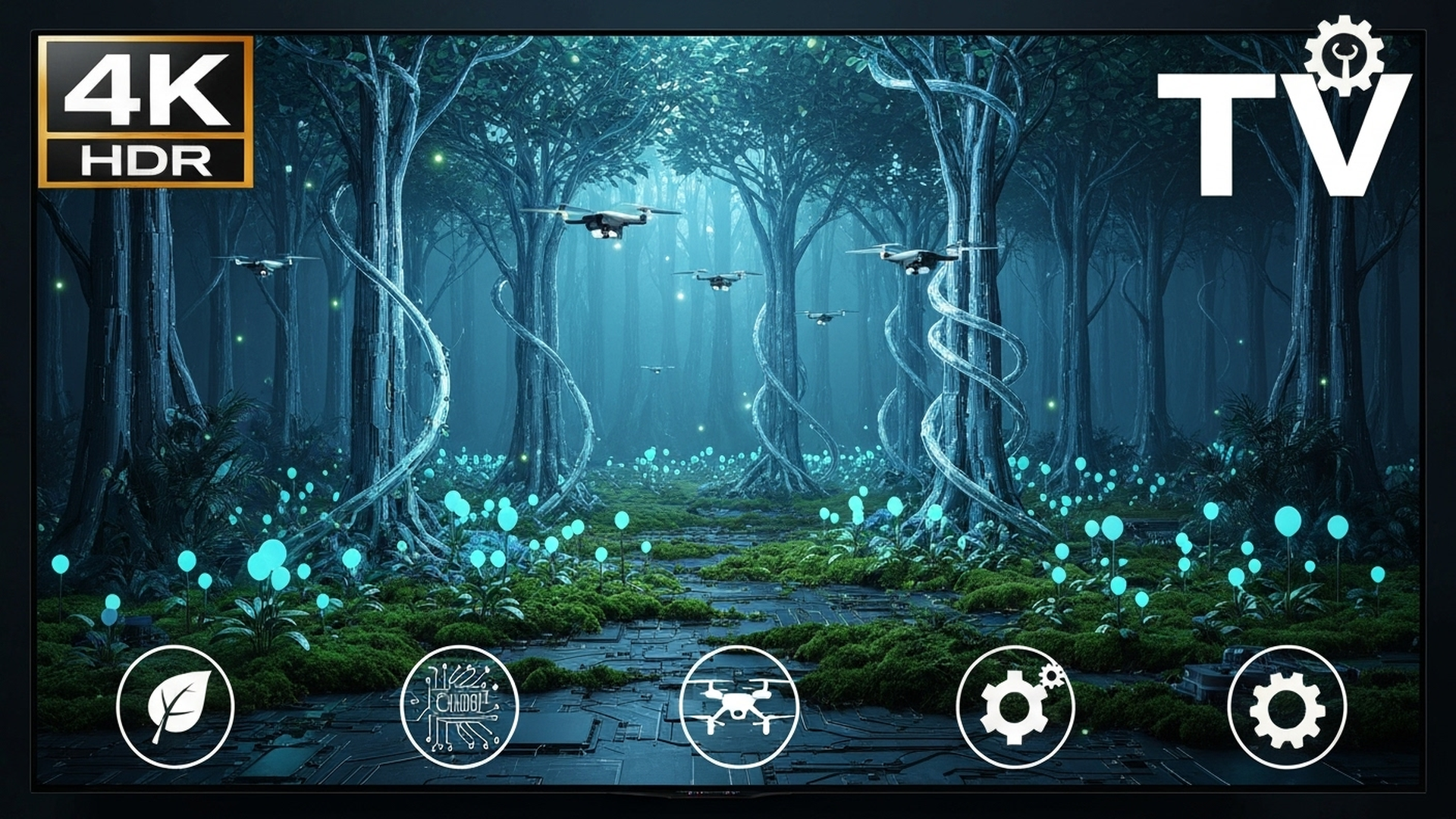 Nature-Machine Symphony 4K – All-In-One TV Idle Loop:www.amazon.com ...